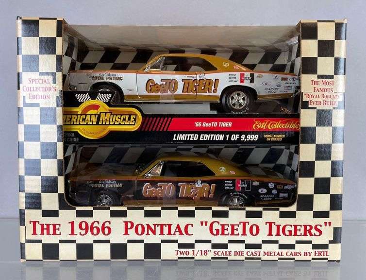 Set of 2 Ertl American Muscle 1966 GeeTO Tiger Collectibles Die-Cast ...