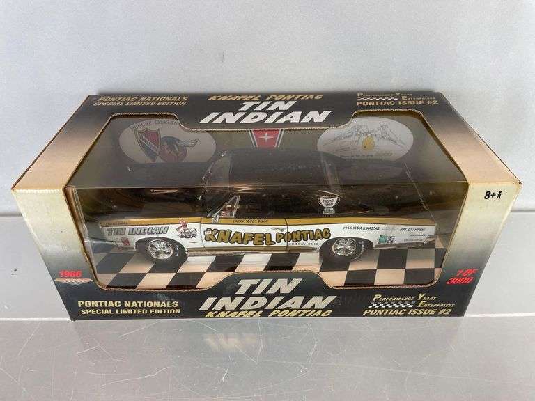 Ertl Performance Years 1966 Pontiac GTO Tin Indian V Die-Cast Car ...