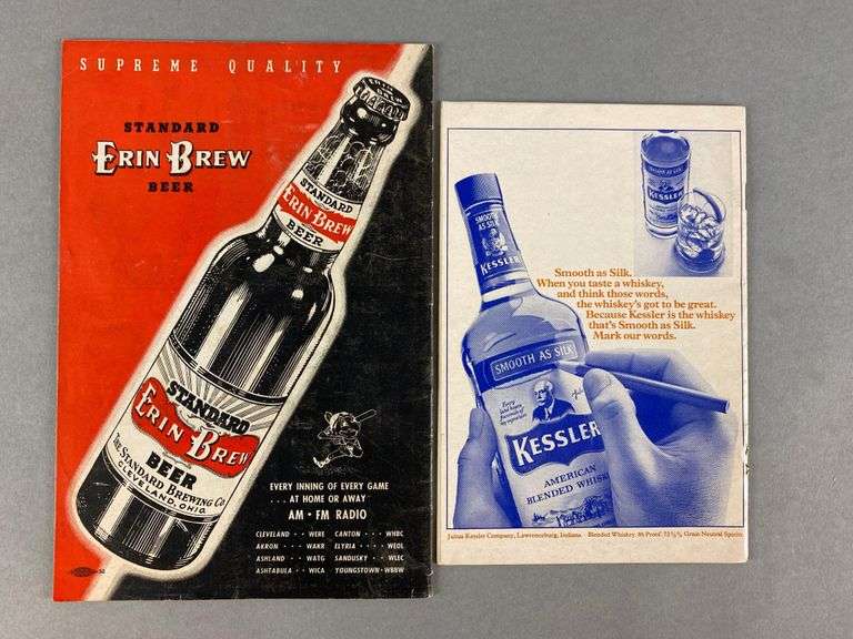 6 - 1951 Cleveland Indians Score Cards + 1969 Kessler Baseball Fan ...