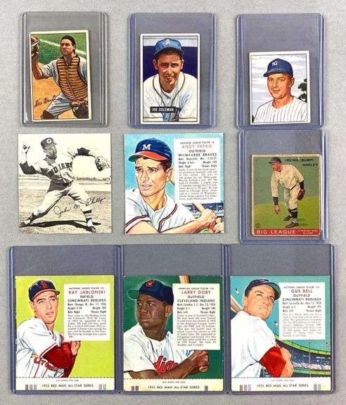 9 - 1930s - 55 Baseball Cards with HOF - Matthew Bullock Auctioneers