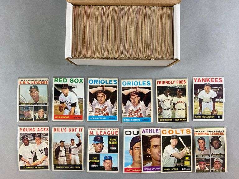 380+ 1964 Topps Baseball Cards with HOFs, Stars, and Rookies - Matthew ...