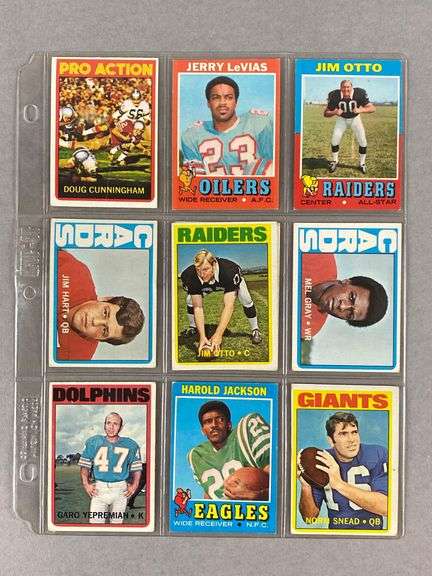 460+ 1970s Topps and Kelloggs Football Cards with HOFs, Stars, and ...