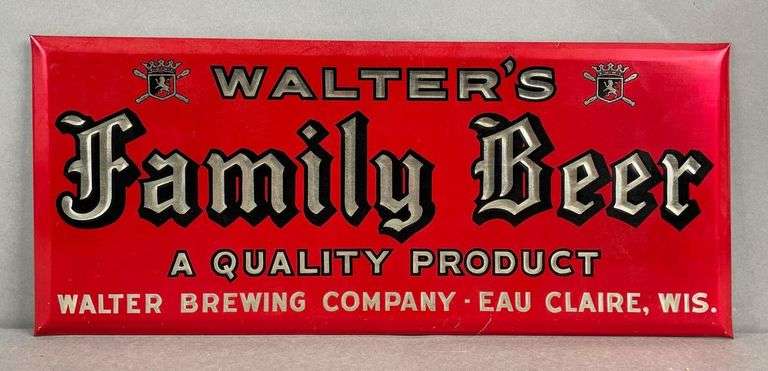 Vintage Walters Family Beer T.O.C. Advertising Sign - Matthew Bullock ...