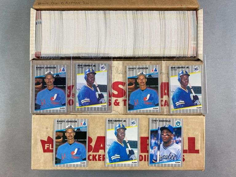 3 - 1989 Fleer Baseball Complete Sets - Matthew Bullock Auctioneers
