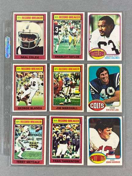 460+ 1976 Topps Football Cards with Partial Set of 430 - Matthew ...