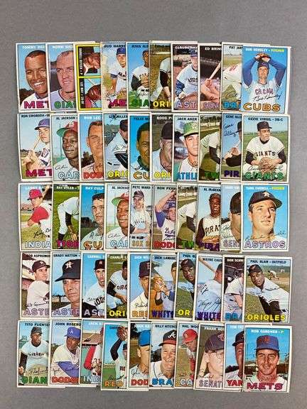 380+ 1967 Topps Baseball Cards with HOFs, Stars, and Rookies - Matthew ...