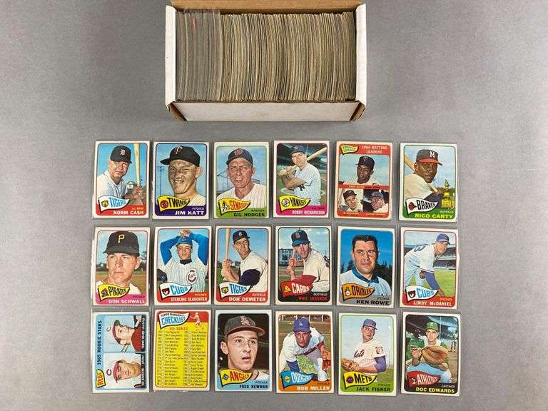 360+ 1965 Topps Baseball Cards with HOFs, Stars, and Rookies - Matthew ...