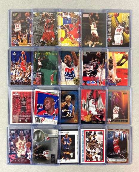 20 - Michael Jordan Cards with Inserts - Matthew Bullock Auctioneers