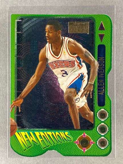 1996 Skybox Premium New Edition Allen Iverson #5 - Matthew Bullock Auctioneers