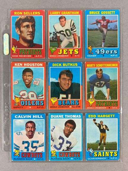 460+ 1970s Topps and Kelloggs Football Cards with HOFs, Stars, and ...