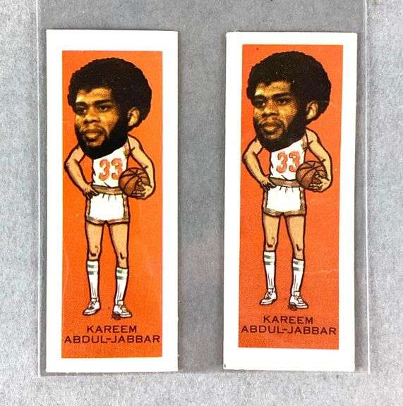 2 - 1974 NABISCO Sugar Daddy Pro Faces Kareem Abdul-Jabbar #25 ...