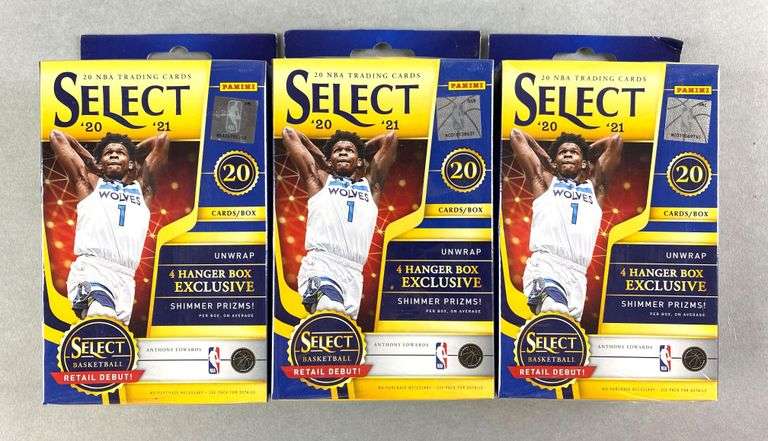 3 - 2020 Select Basketball Hanger Boxes - Matthew Bullock Auctioneers