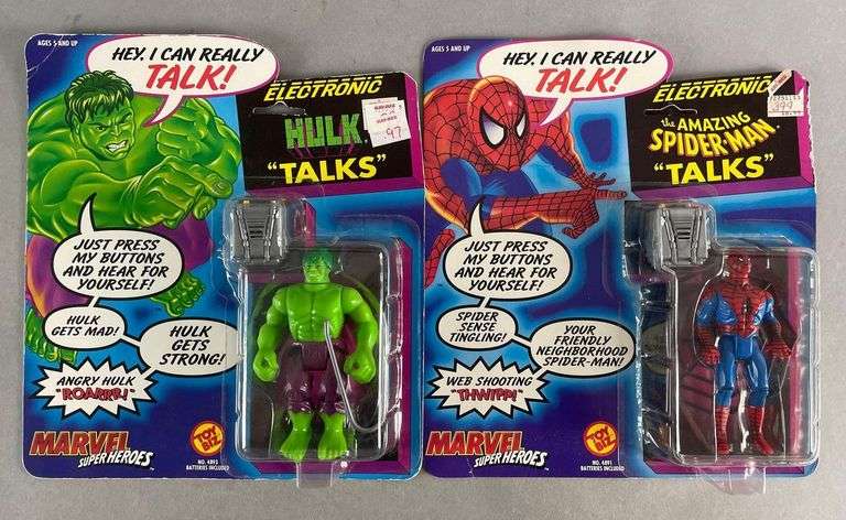 Group of 2 Toy Biz Marvel Super Heroes Talking Action Figures - Matthew ...