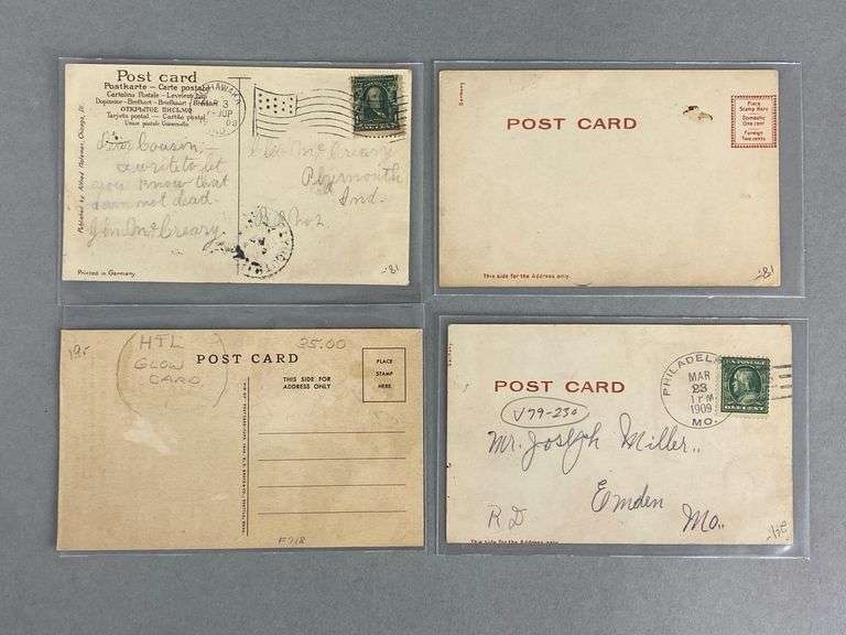 Postcards - 6 Hold to Light - Matthew Bullock Auctioneers
