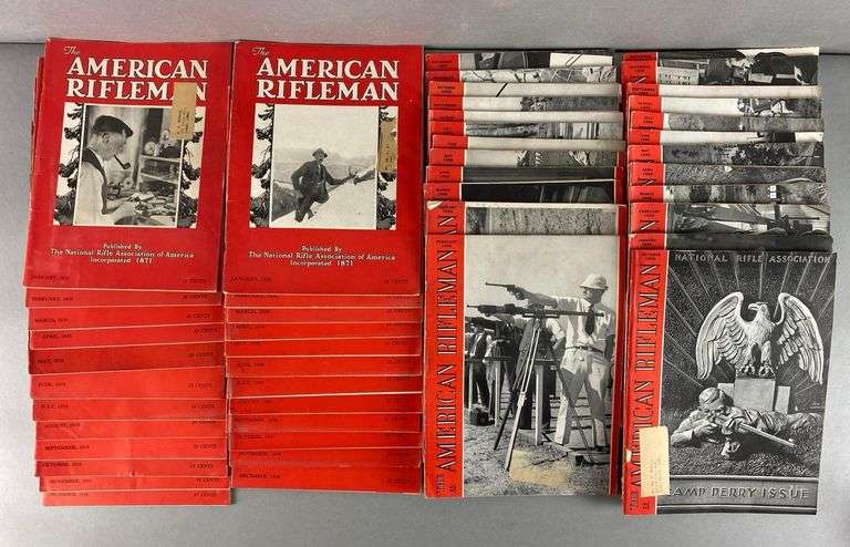 Group of 40+ 1930s American Rifleman Magazines - Matthew Bullock ...