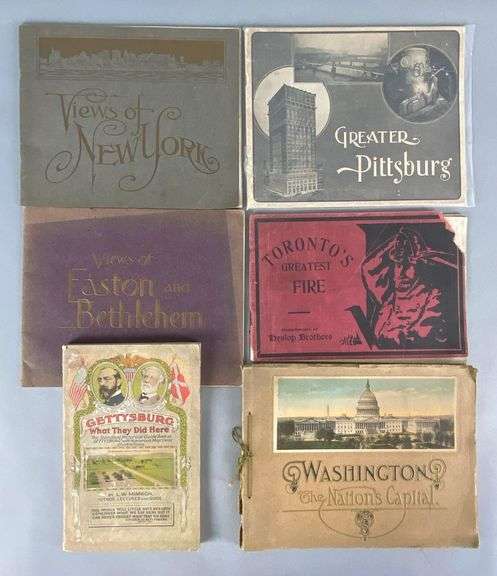 Group of 6 Pictorial Informational Booklets - Matthew Bullock Auctioneers