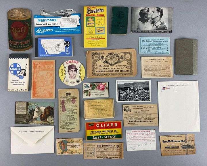 Group of 20+ Assorted Ephemera - Matthew Bullock Auctioneers