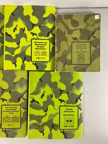Group of 5 1970 - 1980s US Army Military Handbooks - Matthew Bullock ...