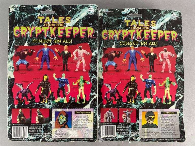 Group of 2 Ace Novelty Tales from the Cryptkeeper Action Figures ...