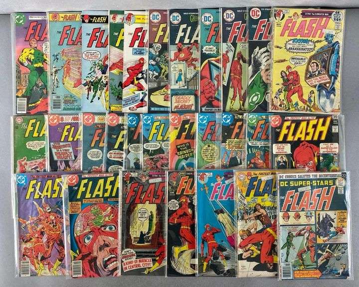 Group of 20+ DC Comics Flash Comics - Matthew Bullock Auctioneers
