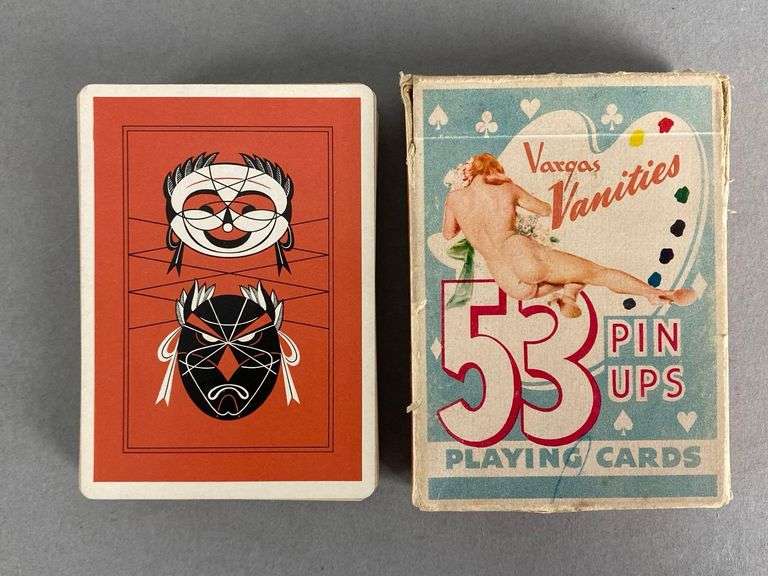 Vargas Vanities Pin-Up Playing Cards Deck - Matthew Bullock Auctioneers