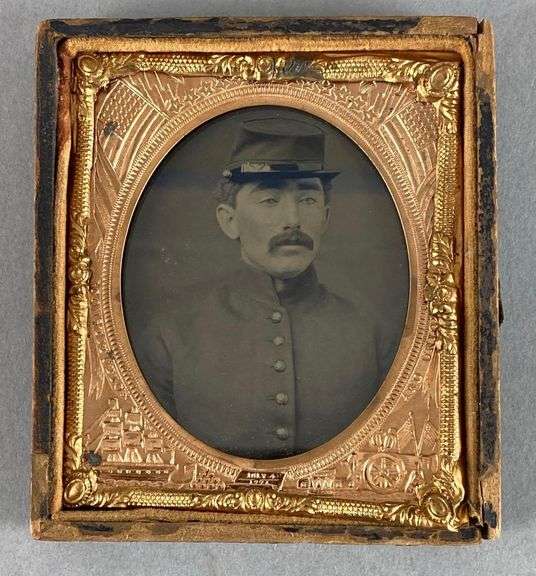 Tintype Photograph of Civil War Confederate Soldier - Matthew Bullock ...