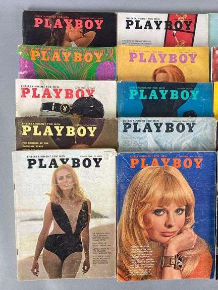 Group of 20 1960s Playboy Magazines - Matthew Bullock Auctioneers