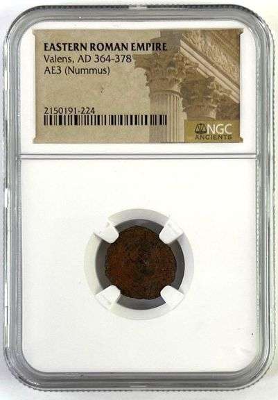 Authentic Roman Empire Coin NGC Graded Over 1600 years old ...