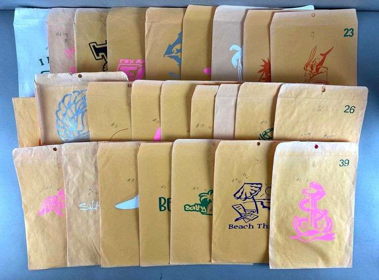 Group of 20+ Folders of Assorted Car Window Sticker Decals - Matthew ...