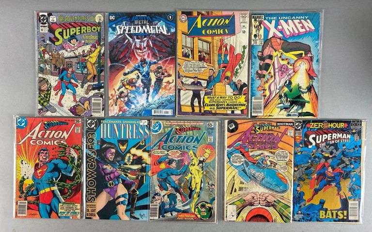 Group of 9 DC and Marvel Comics Assorted Comics - Matthew Bullock ...