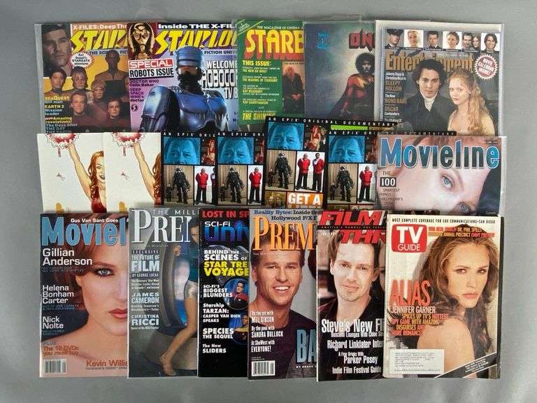 Group of 18 Pop Culture Magazines and More - Matthew Bullock Auctioneers