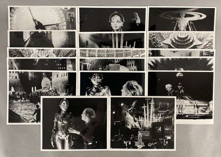 Group of 17 Reprinted German Silent Film 1927 Metropolis Promotional ...