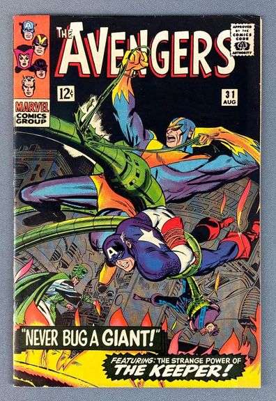 Marvel Comics Group The Avengers No. 31 - Matthew Bullock Auctioneers