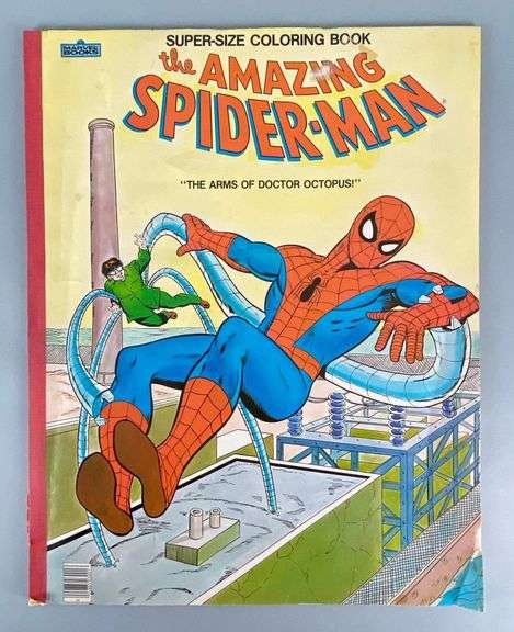 Super-Size Marvel Books The Amazing Spider-Man Coloring Book - Matthew ...