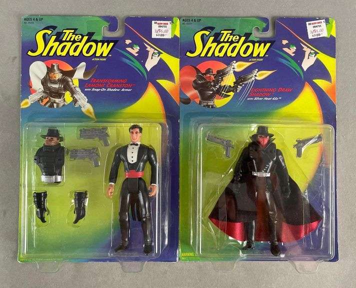 Group of 2 Kenner The Shadow Action Figures - Matthew Bullock Auctioneers