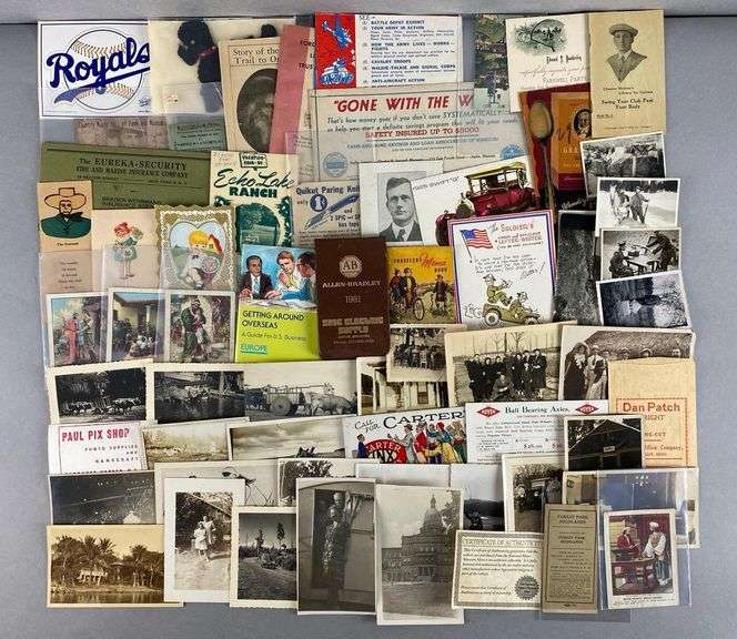 Group of 60+ Assorted Ephemera - Matthew Bullock Auctioneers