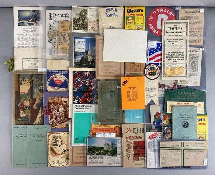 Group of Assorted Ephemera - Matthew Bullock Auctioneers