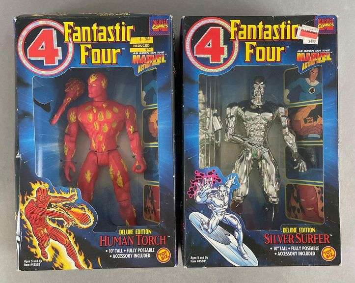 Group of 2 Toy Biz Marvel Comics Fantastic Four Action Figures ...