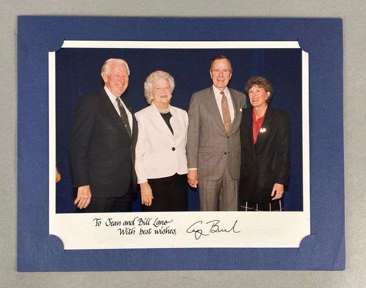 President George Bush Sr. Signed Photograph - Matthew Bullock Auctioneers