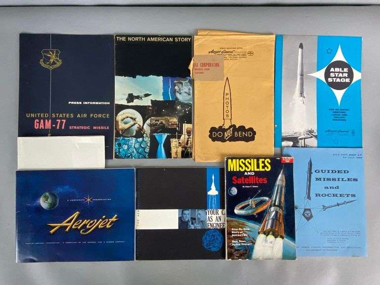 Group of 9 Space Ephemera - Matthew Bullock Auctioneers
