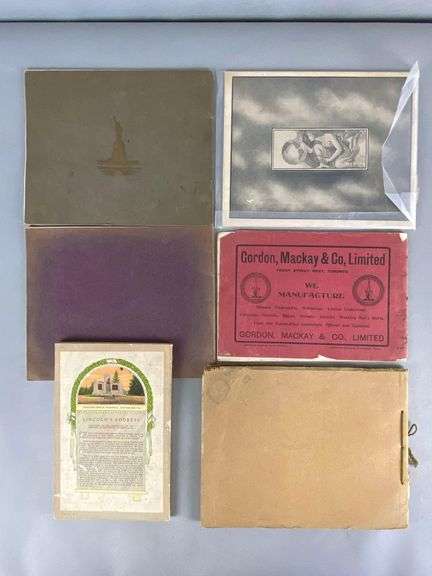 Group of 6 Pictorial Informational Booklets - Matthew Bullock Auctioneers