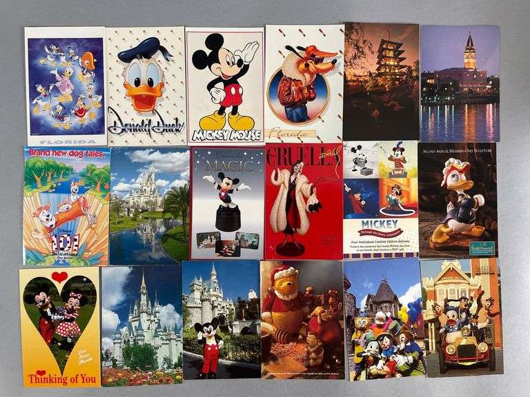 Postcards - 100+ Disney - Matthew Bullock Auctioneers