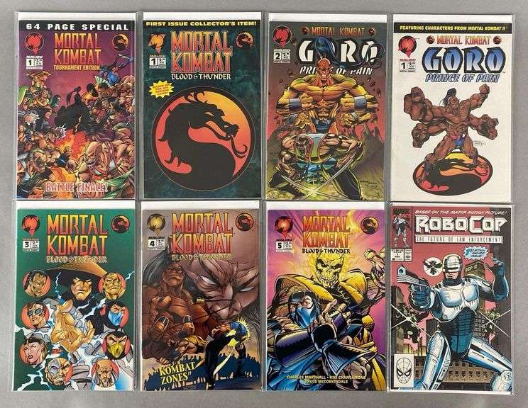 Group of 8 Malibu Mortal Kombat Comic Books and More - Matthew Bullock ...