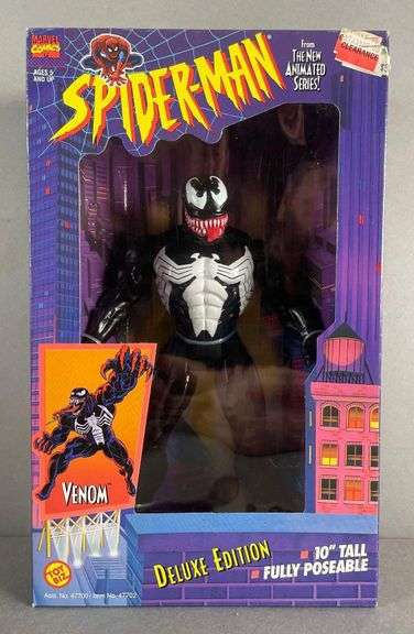 Toy Biz Marvel Comics Deluxe Edition Spider-Man Venom Action Figure ...
