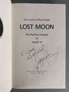 Signed Jim Lovell and Jeffery Kluger Lost Moon Hardcover Book - Matthew ...