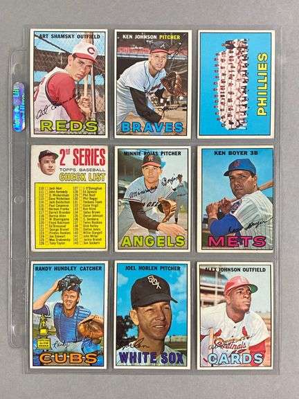 105 - 1967 Topps Baseball Cards 1st Series - Matthew Bullock Auctioneers