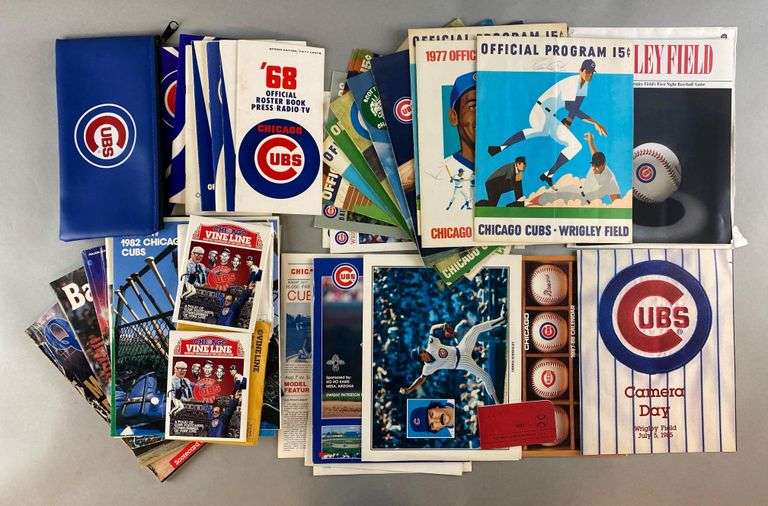 1960s - 90s Chicago Cubs Spring Training Programs, Programs, Media ...