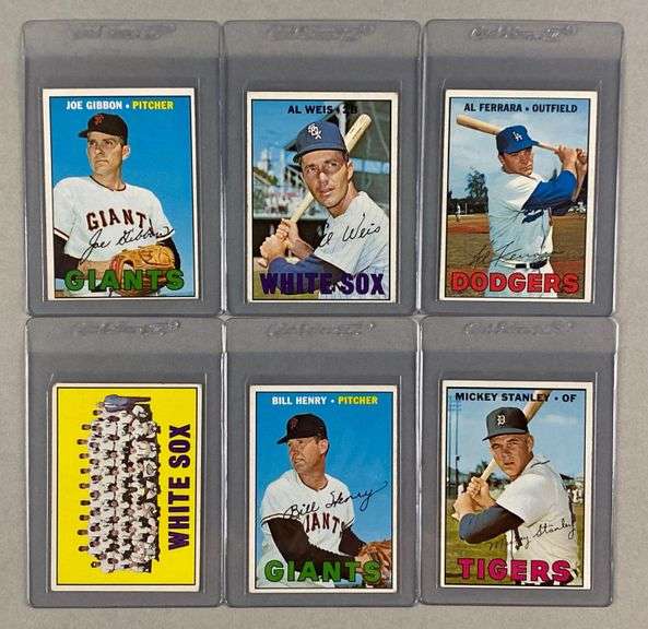 6 - 1967 Topps Baseball High Numbers with Single Prints - Matthew ...