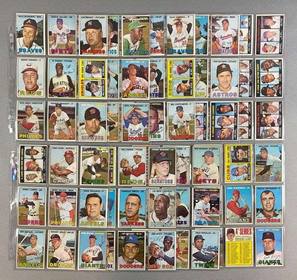 81 - 1967 Topps Baseball Cards 3rd Series - Matthew Bullock Auctioneers