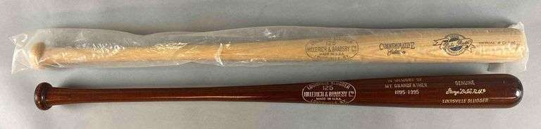 2 - Limited Edition Babe Ruth 100th Anniversary Commemorative Bats ...